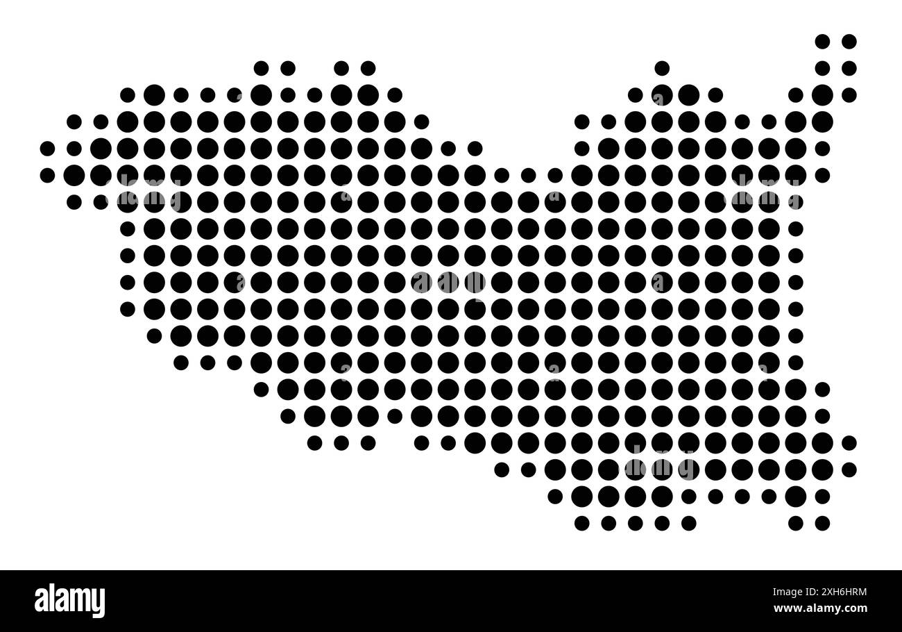Pardubicky vector outline map hi-res stock photography and images - Alamy