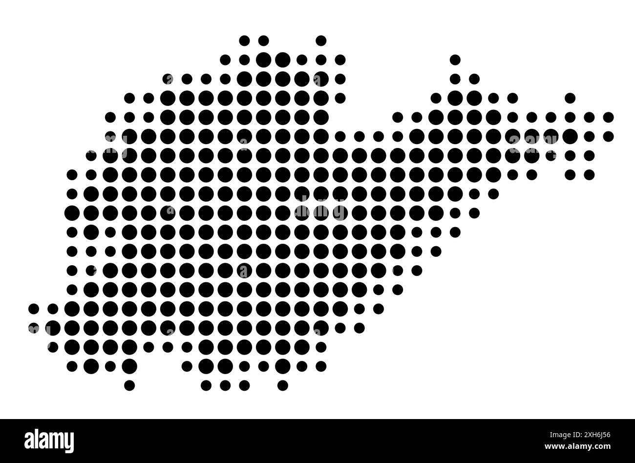 Symbol Map of the Province Shandong (People's Republic of China ...