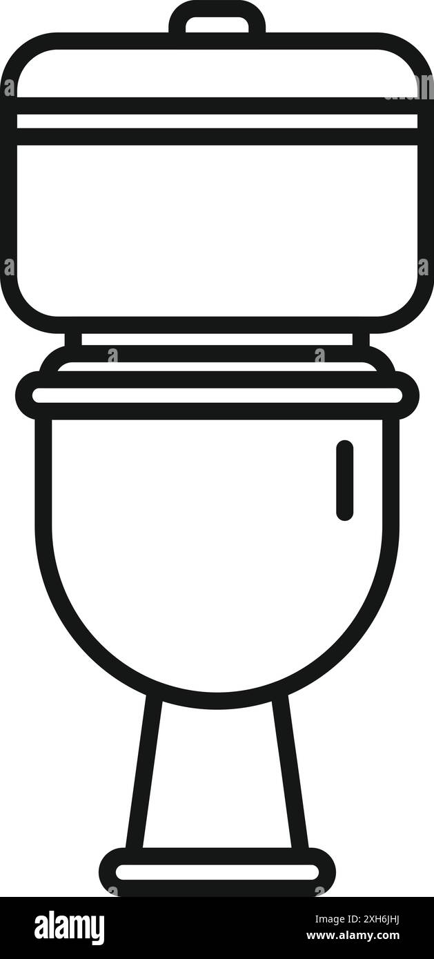 Toilet fixture fixtures Stock Vector Images - Alamy