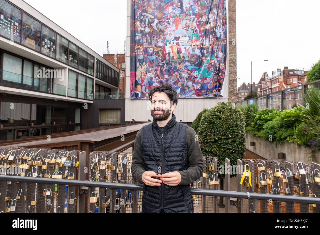 London, 12 July 2024, London Jewish Mural installation at JW3 Community ...