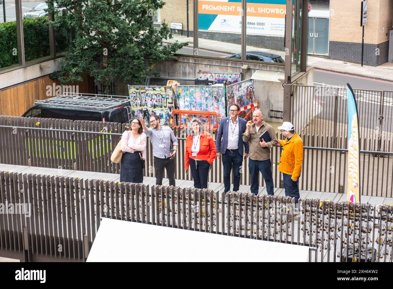 London, 12 July 2024, London Jewish Mural installation at JW3 Community ...