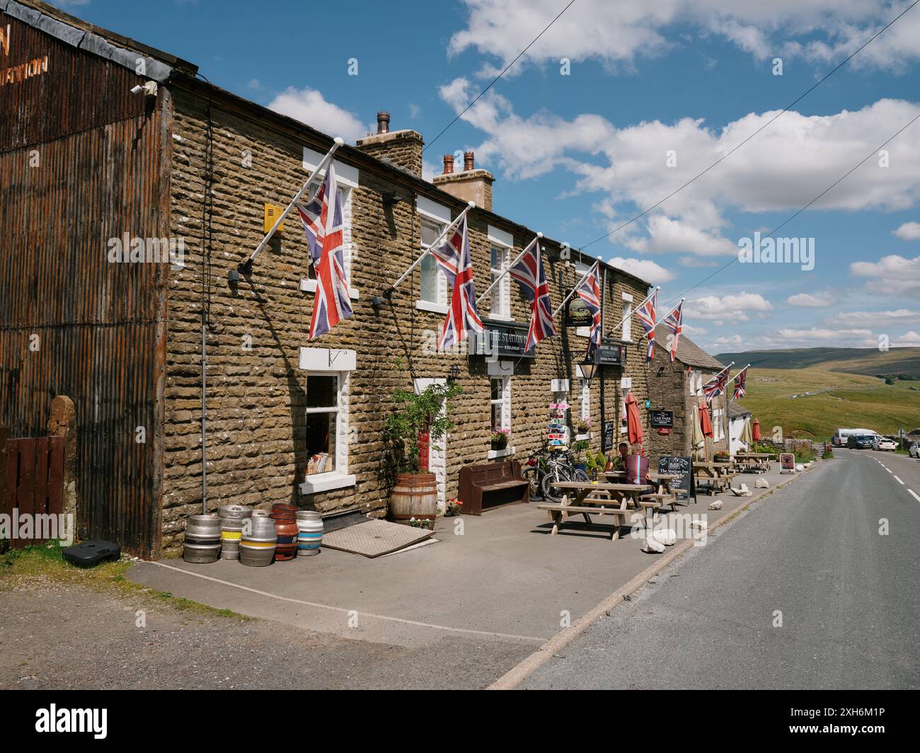 The Station Inn at Ribblehead Viaduct in Ribblehead Craven, North ...