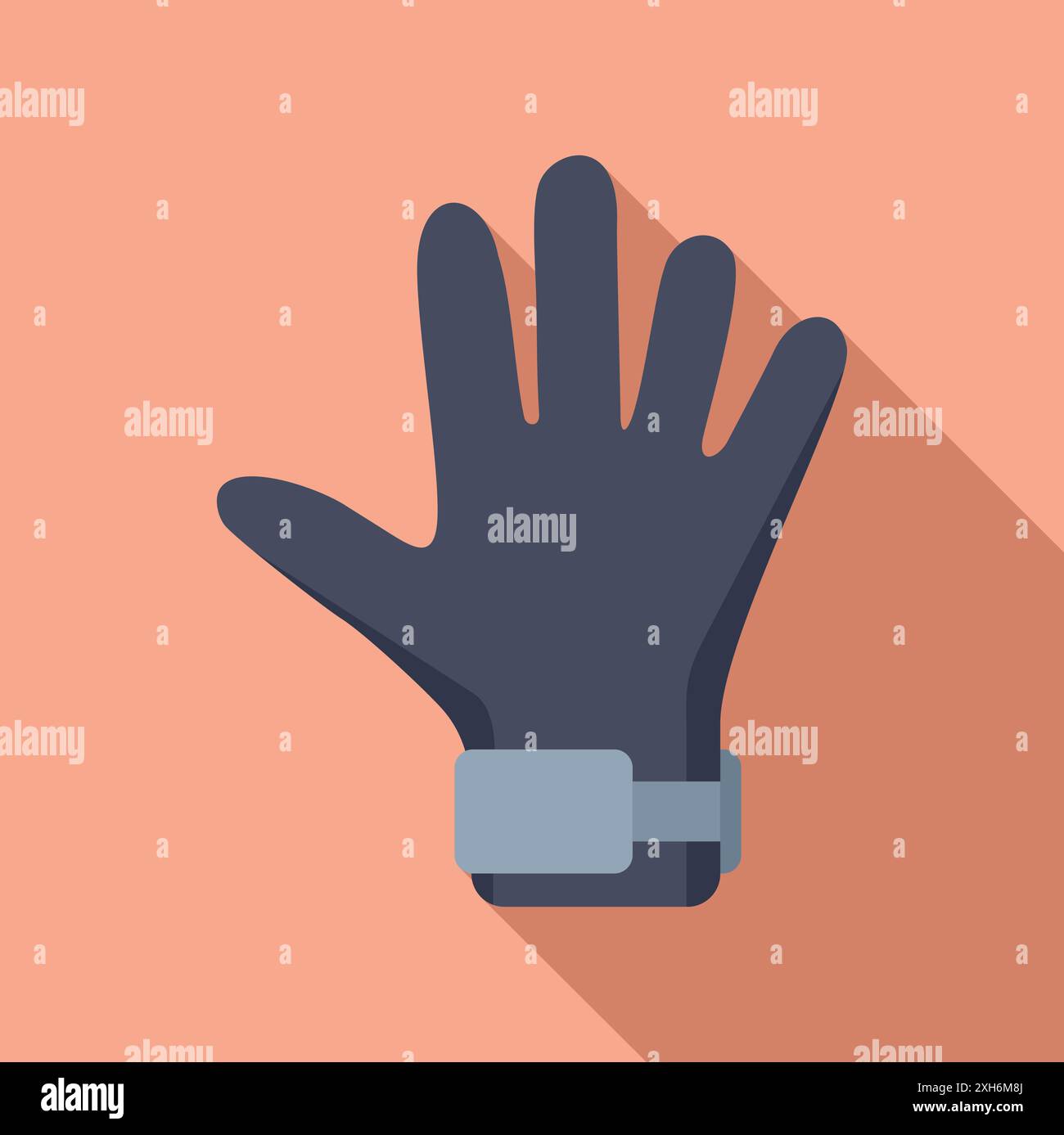 Hand wearing an electronic tracking bracelet, symbolizing control ...