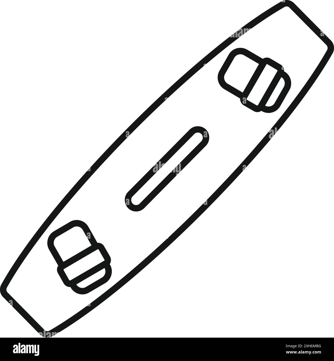 Outline icon depicting a hydrofoil surfboard, highlighting its design ...