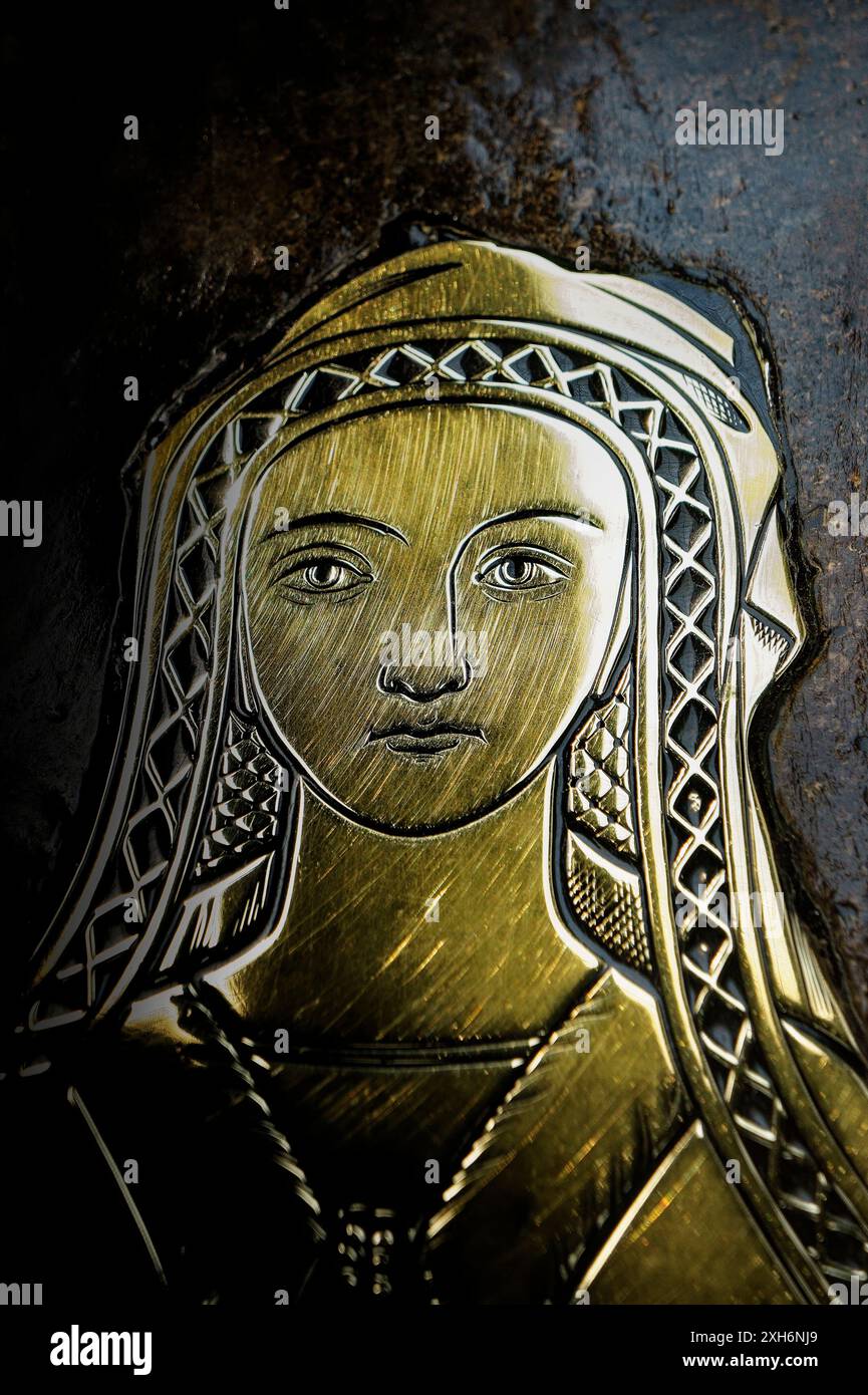 Worcester Cathedral, England. Victorian gothic style brasses by Hardman ...