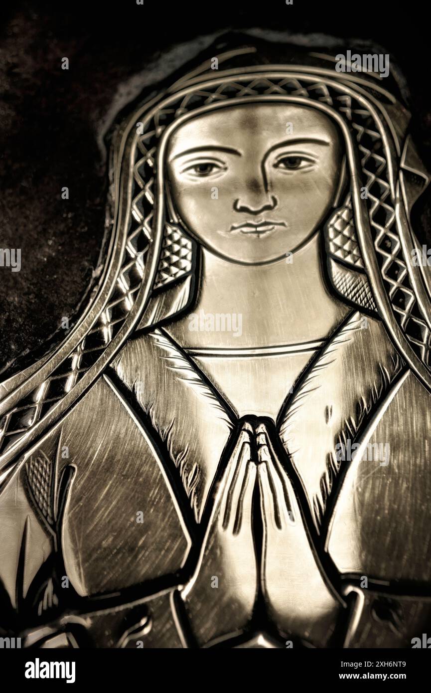 Worcester Cathedral, England. Victorian gothic style brasses by Hardman ...