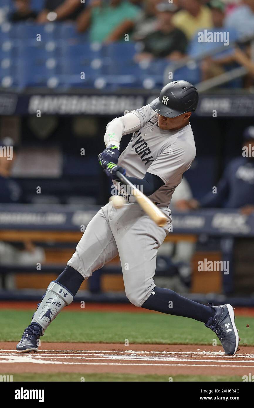 St. Petersburg, Florida, USA. 11th July, 2024. New York Yankees right ...