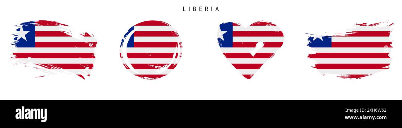 Liberia flag official colors hi-res stock photography and images - Alamy
