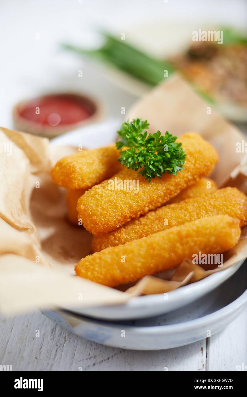 Kid fish stick hi-res stock photography and images - Alamy
