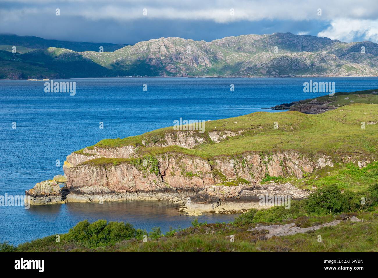 Views across Loch Torridon on the Applecross Penninsula in the Scottish ...