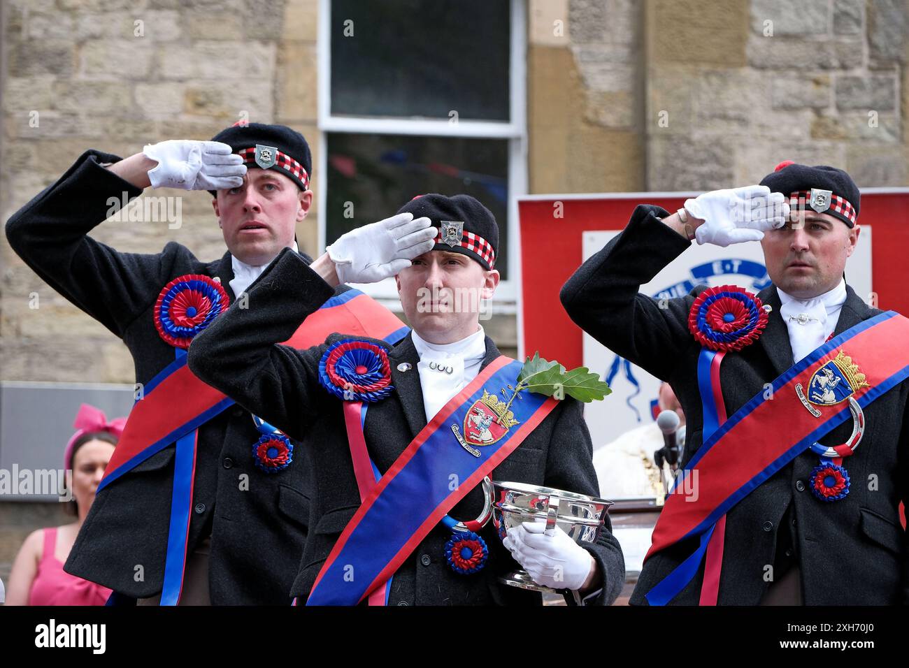 Jedburgh, UK. 12th July, 2024. Jethart Callant's Festival 2024, 75th ...