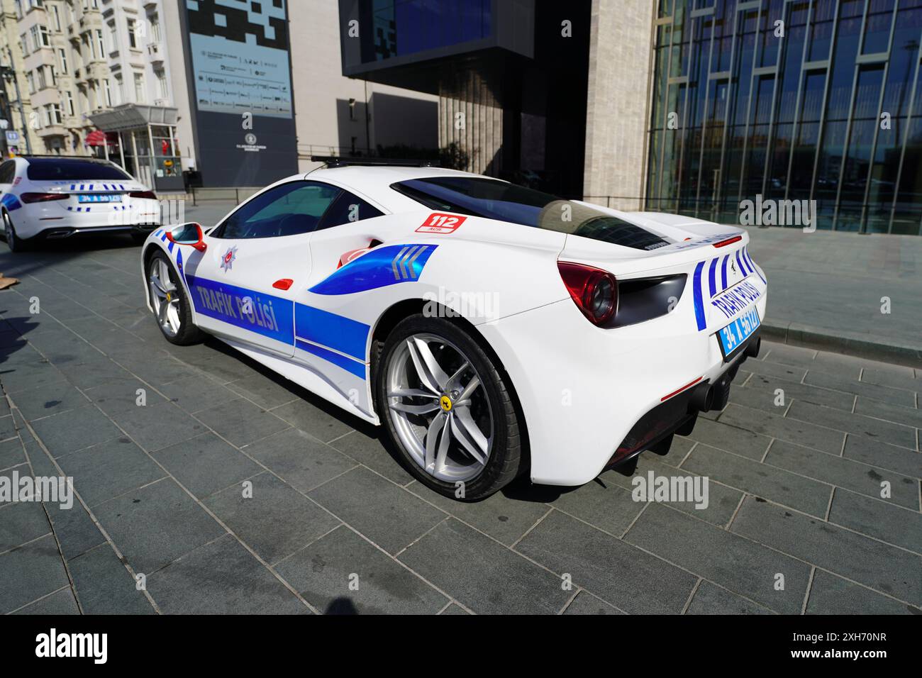 ISTANBUL, TURKIYE - MARCH 31, 2024: Ferrari 488 GTB Turkish Police Car ...