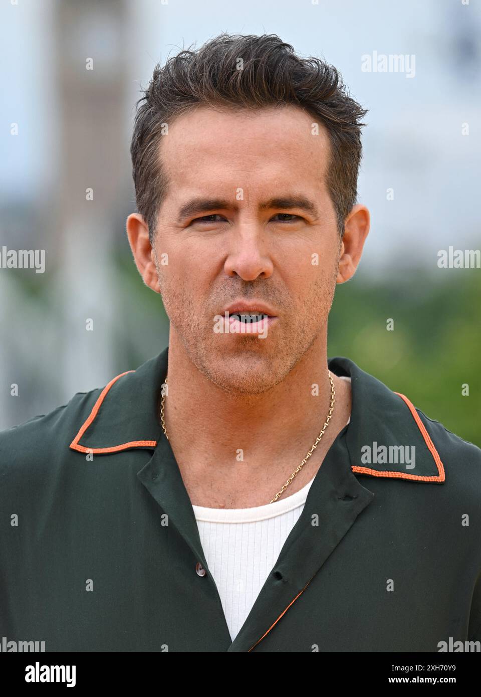 London, UK. 12th July, 2024. Ryan Reynolds at the UK photocall for ...