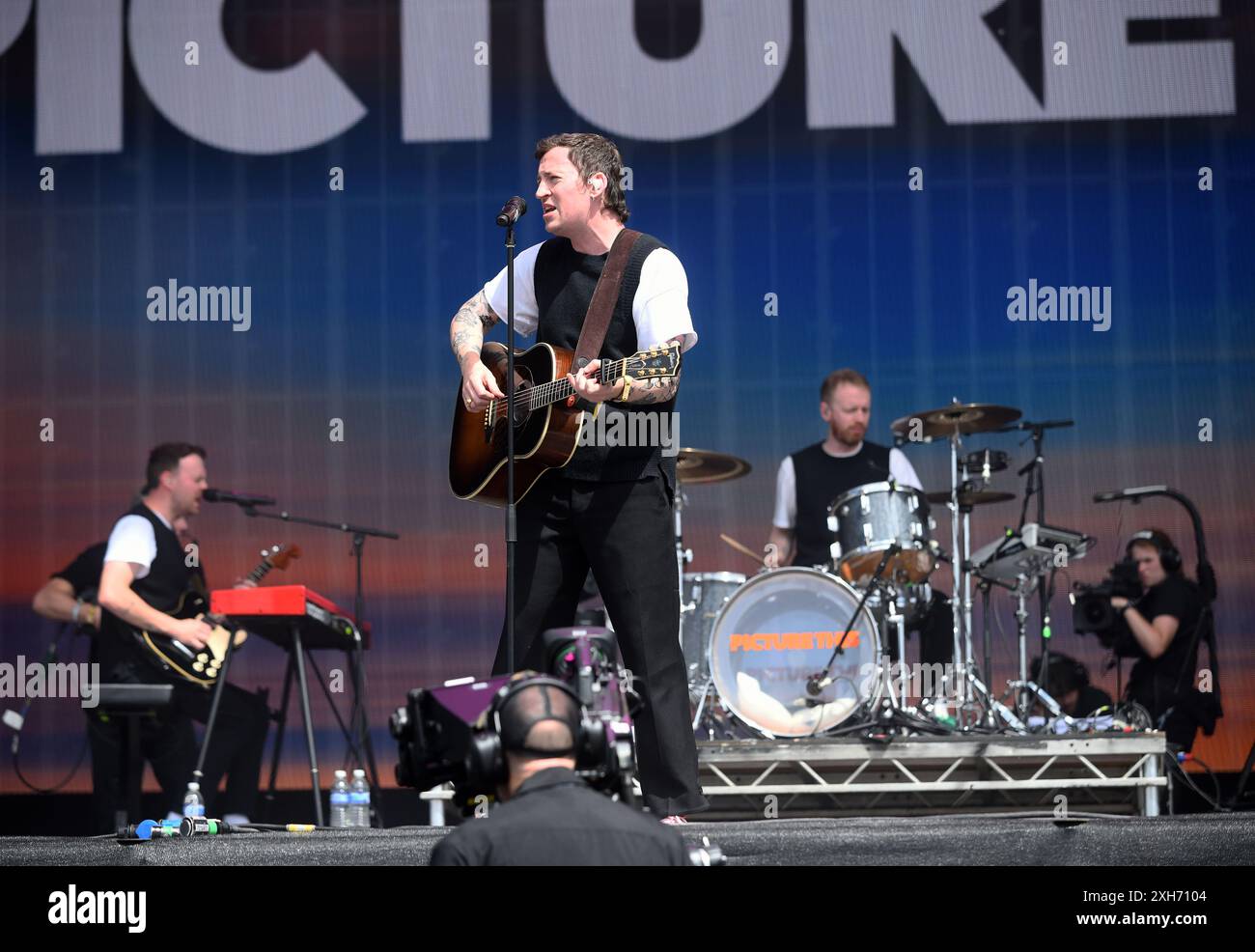 Picture This performs at the Transmt Festival at Glasgow Green in ...