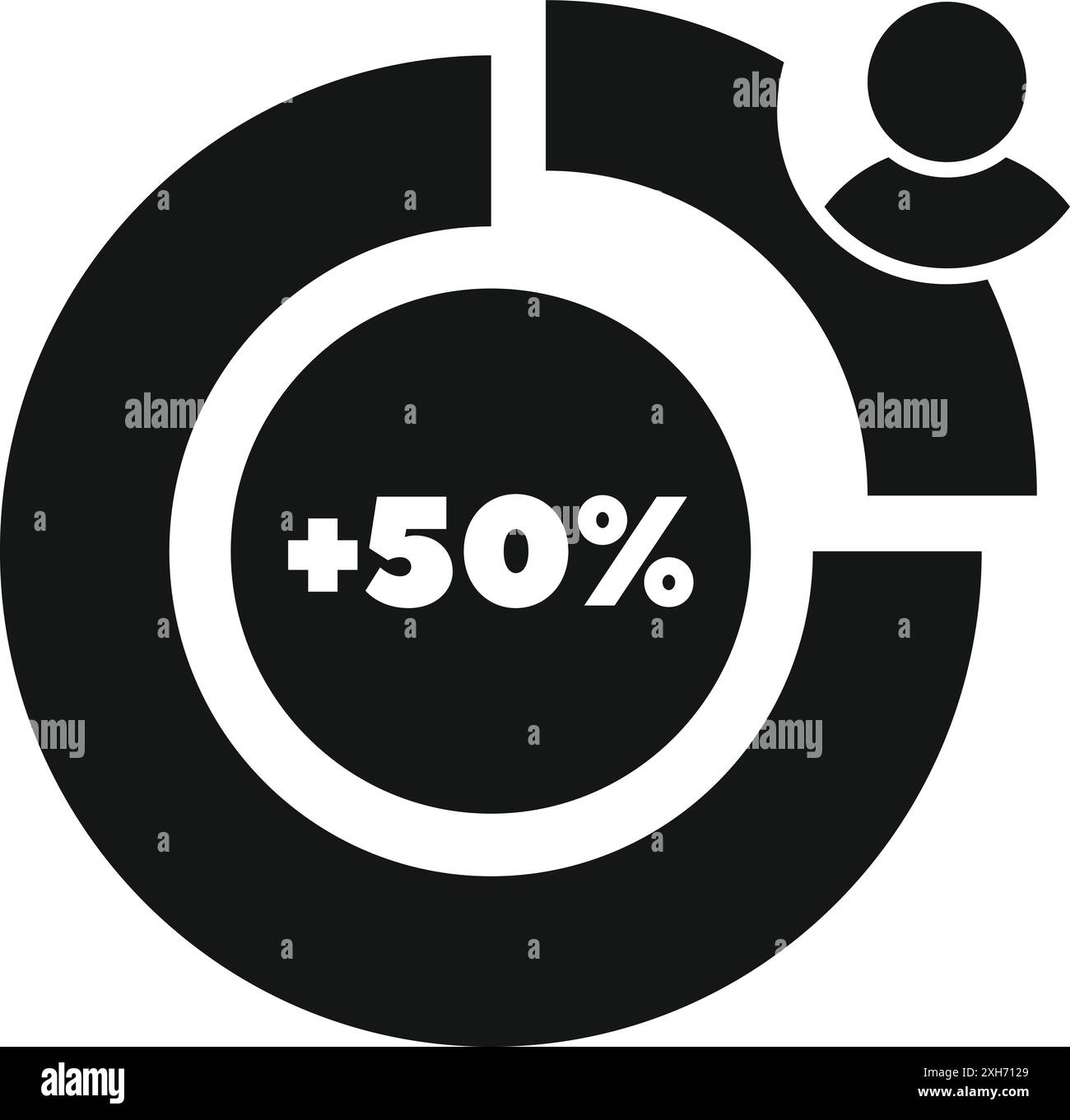 Whole pie chart Black and White Stock Photos & Images - Alamy