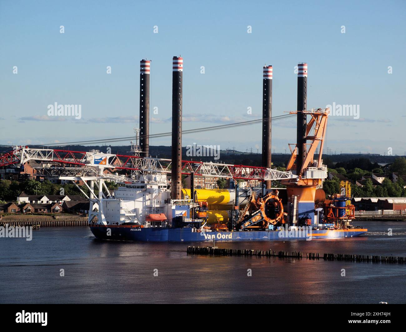 'Aeolus construction vessel' for offshore wind farm installations ...