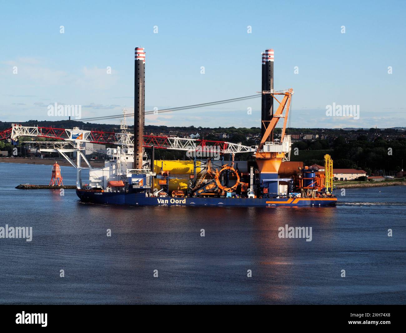 'Aeolus construction vessel' for offshore wind farm installations ...