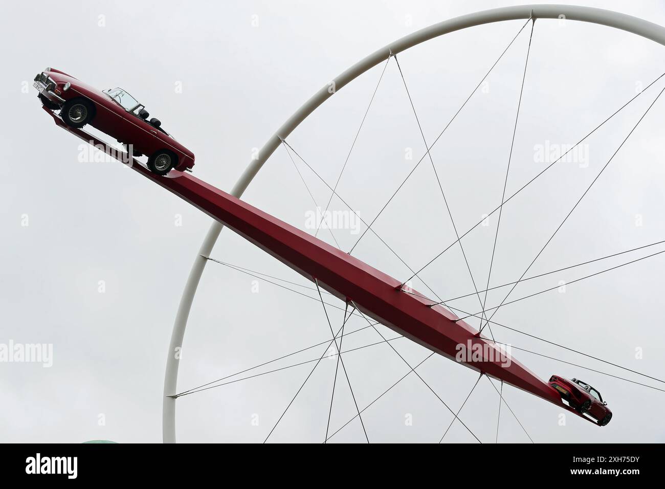 Goodwood, West Sussex, UK 12th July 2024. MG central feature at the ...