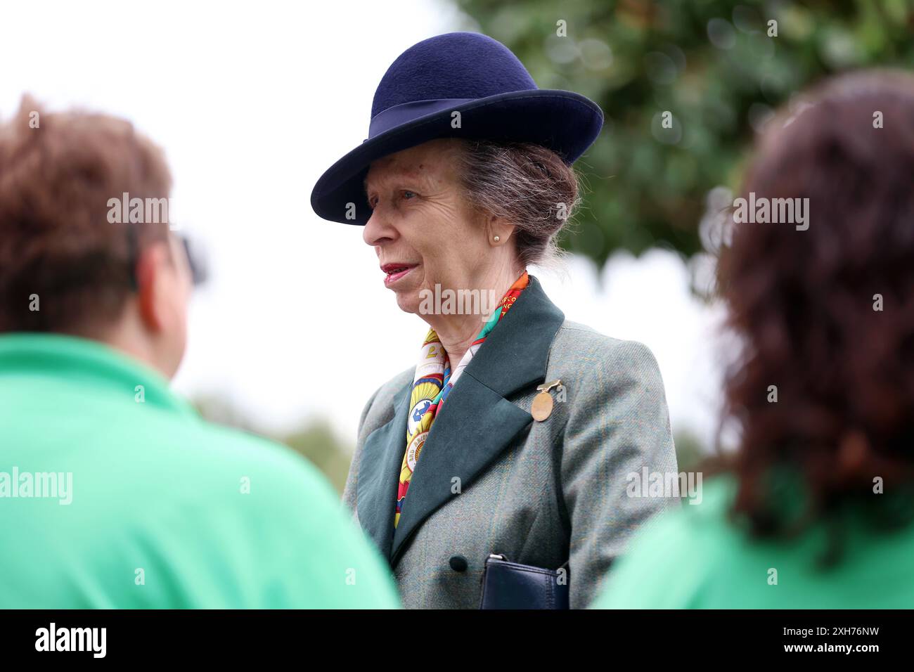 The Princess Royal during a visit to the Riding for the Disabled ...