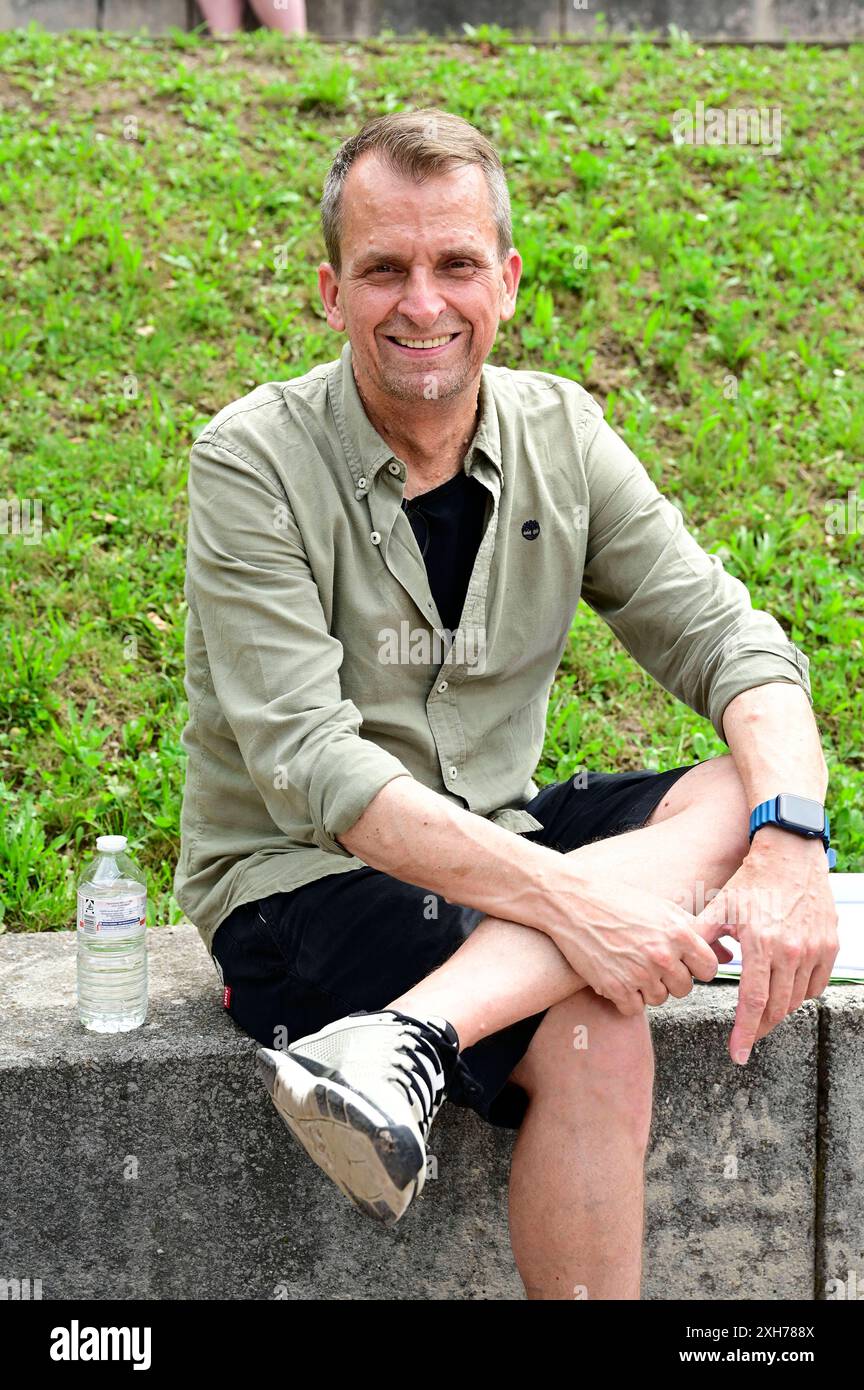 Daniel Schreiber bei der Fotoprobe zum Theaterstück Jedermann am ...