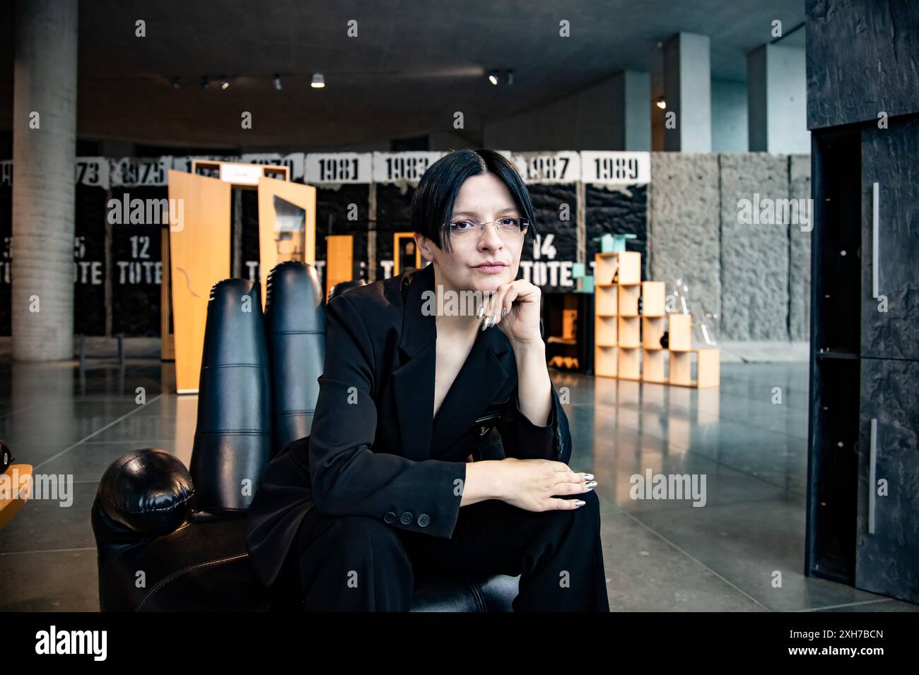 Berlin, Deutschland. 12th June, 2024. German artist Henrike Naumann is ...