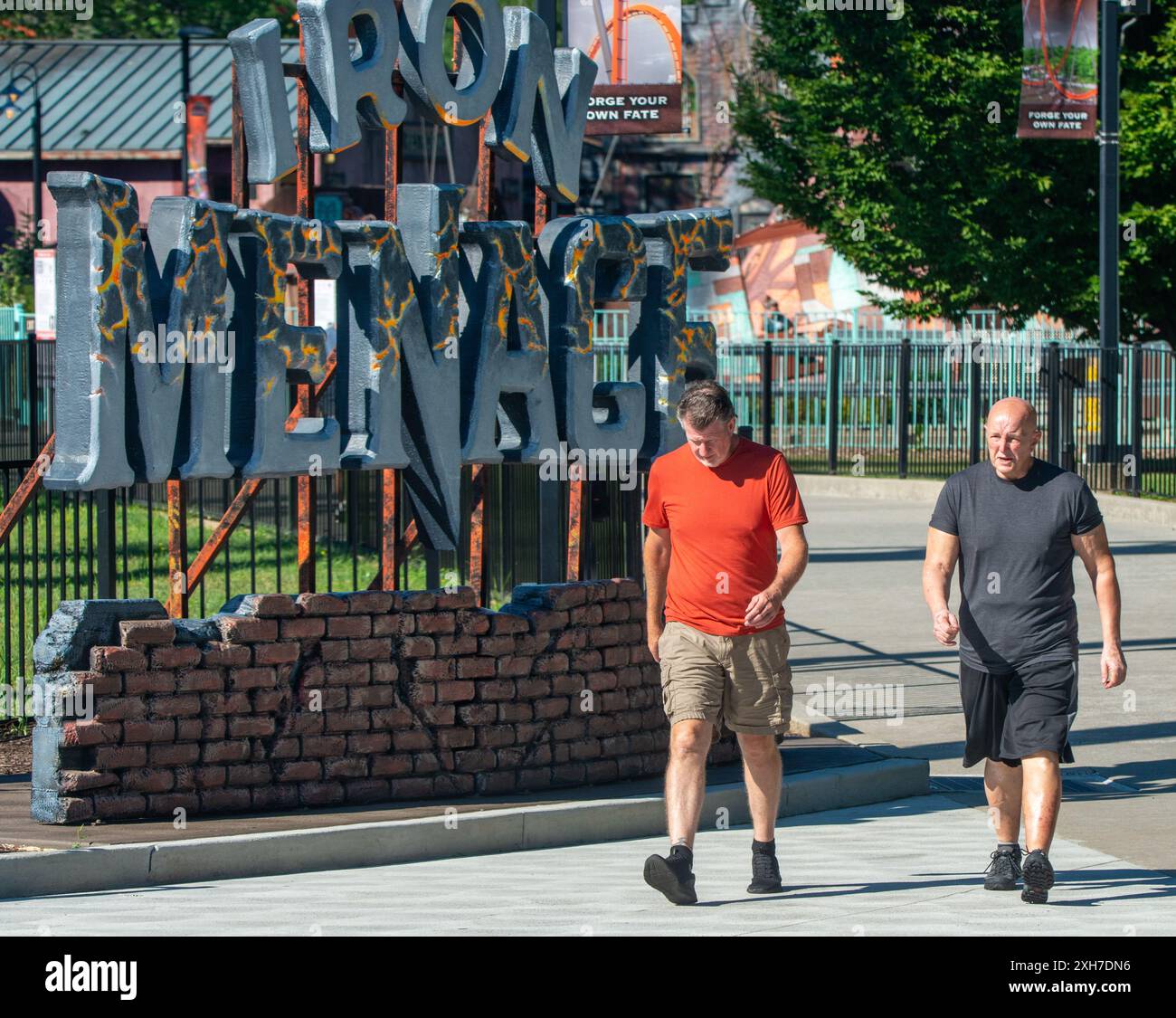 Allentown, United States. 11th July, 2024. From left, Preston Elliot ...