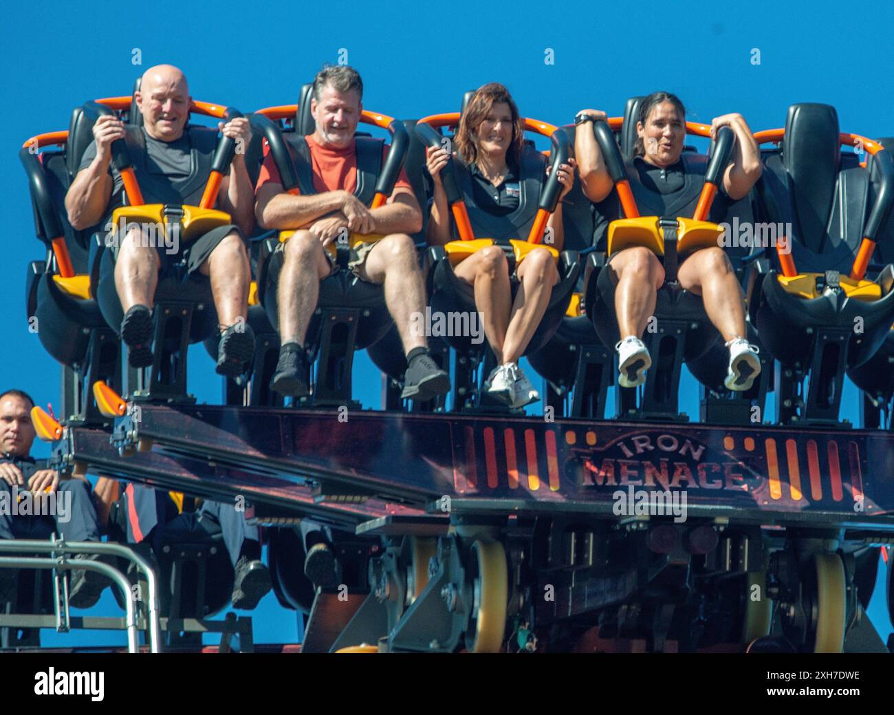 Allentown, United States. 11th July, 2024. From left, Steve Morrison ...