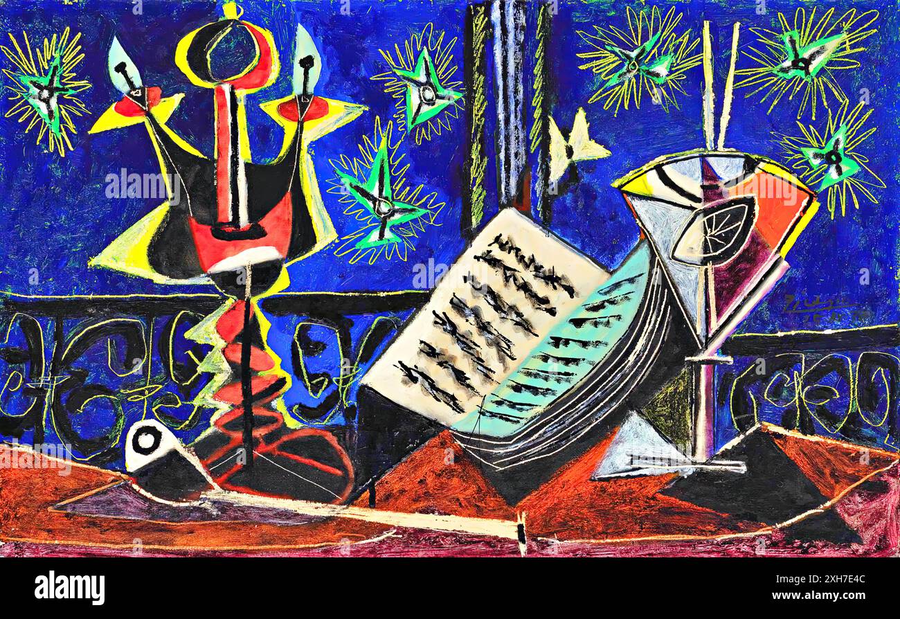 Still Life, 1937 (Painting) by Artist Picasso, Pablo (1881-1973 ...