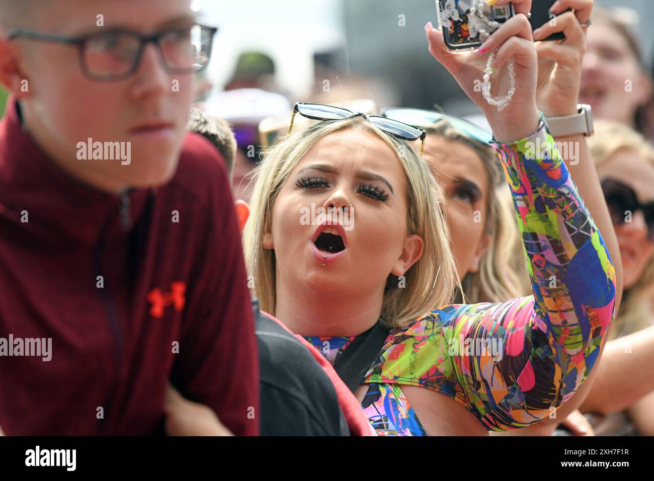 The crowd at the Trnsmt Festival at Glasgow Green in Glasgow. Picture ...
