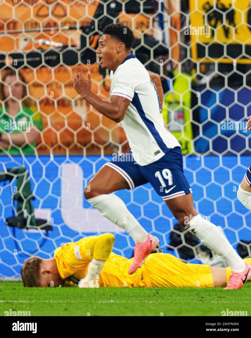 Ollie Watkins, England 19 celebrates his goal, happy, laugh ...