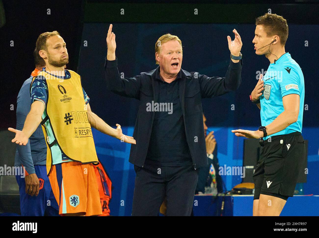 Dortmund, Germany. 10th July, 2024. Daley BLIND, NL 17 Ronald Koeman ...
