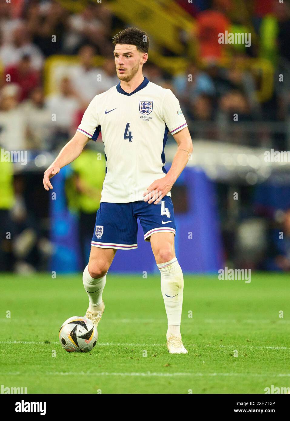 Declan Rice, England 4 in the semi final match NETHERLANDS - ENGLAND 1 ...