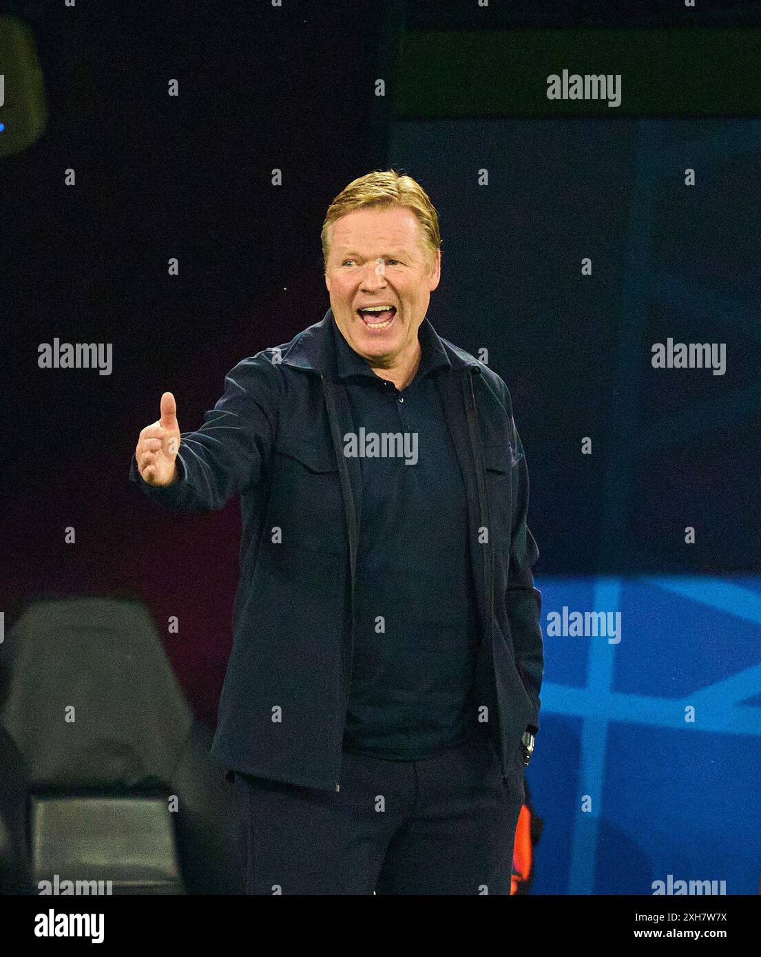Ronald Koeman, NL Trainer in the semi final match NETHERLANDS - ENGLAND ...