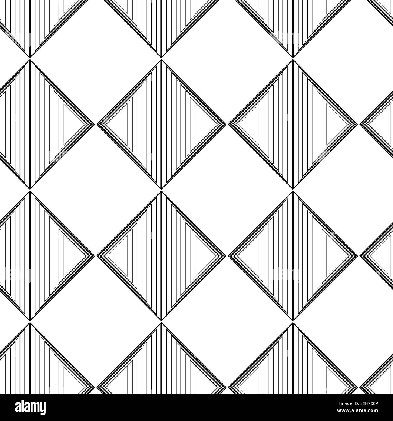 Abstract geometric pattern with triangles, stripes, lines. Seamless ...