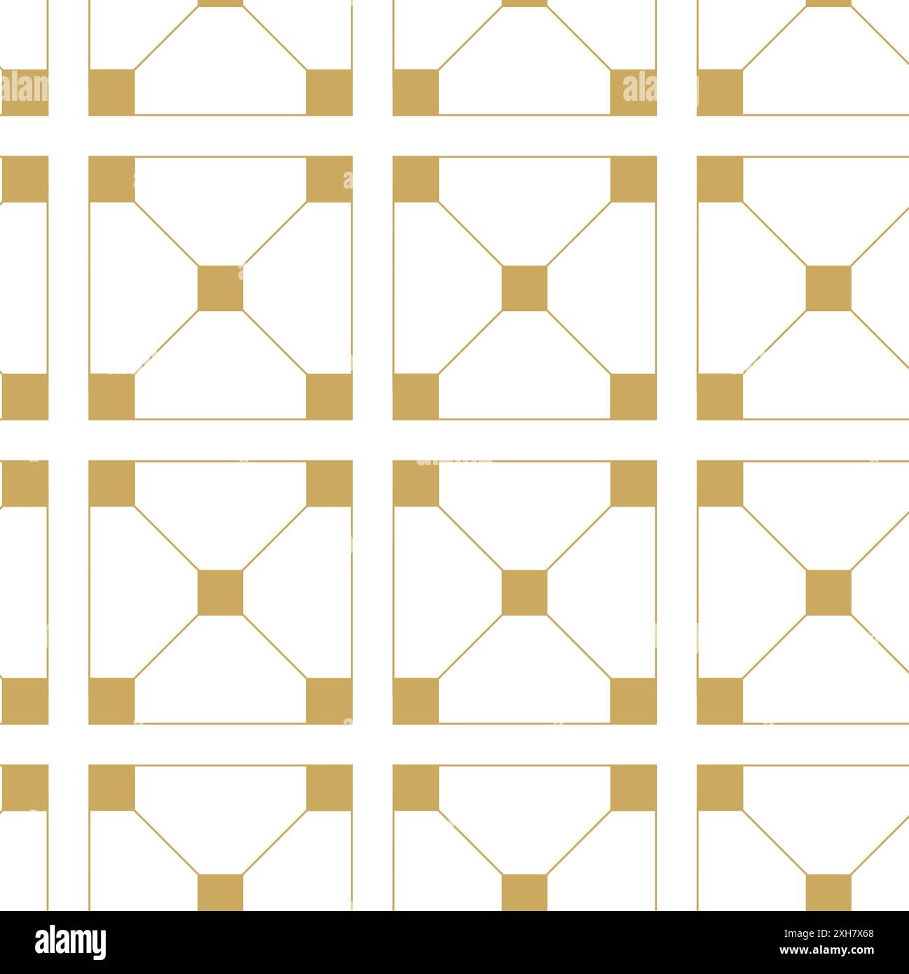 Abstract geometric pattern with squares, stripes, lines. Seamless vector background. White and ...