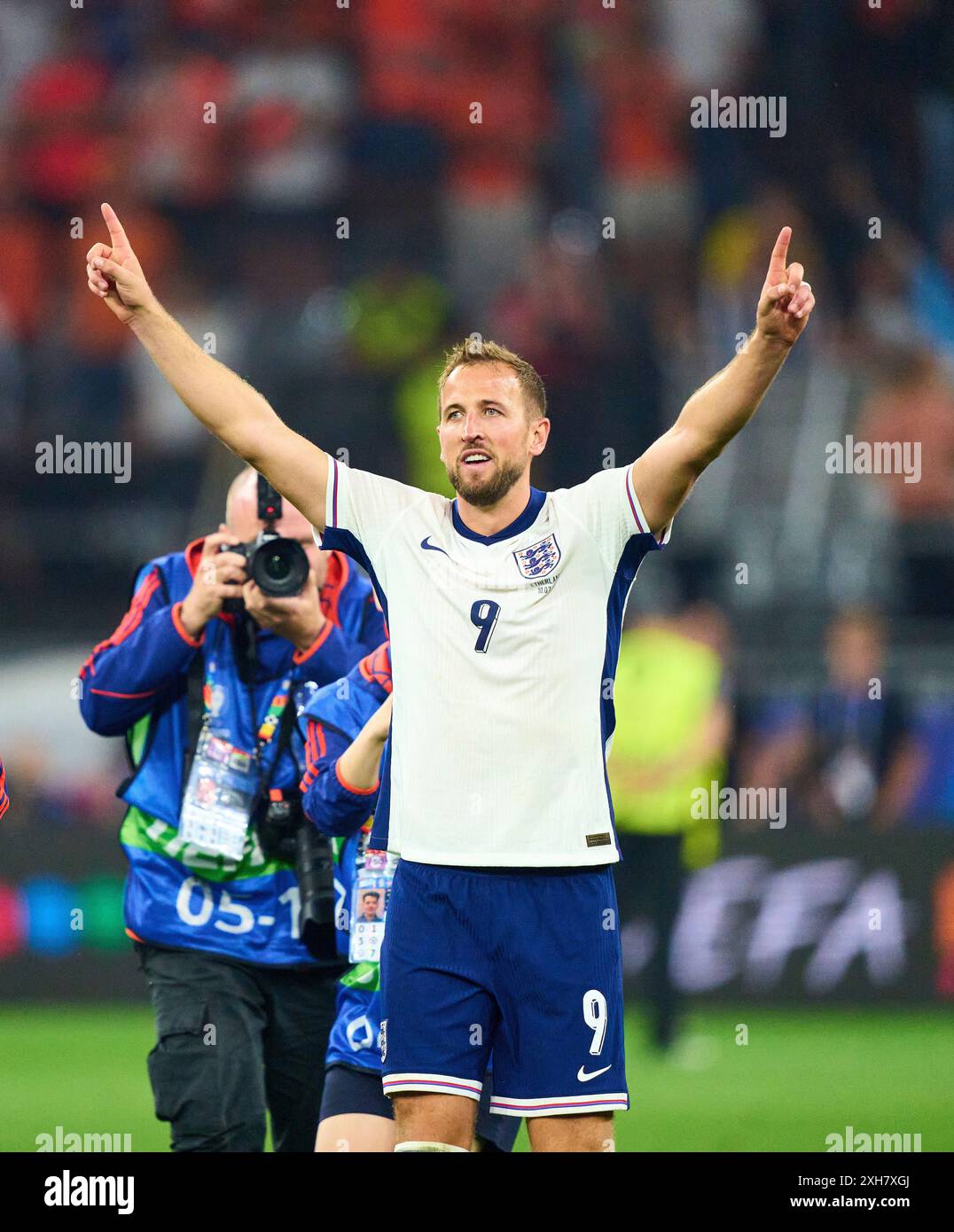 Harry KANE, England 9 celebrate after the semi final match NETHERLANDS ...
