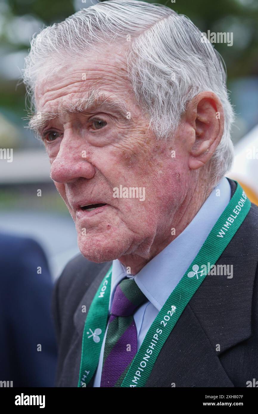 Wimbledon, London, UK. 12 July 2024 . Former Australian tennis player ...