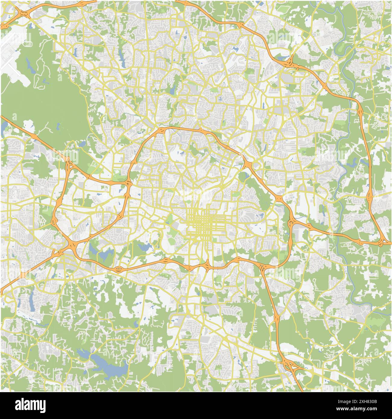Highway Map Of Raleigh Nc