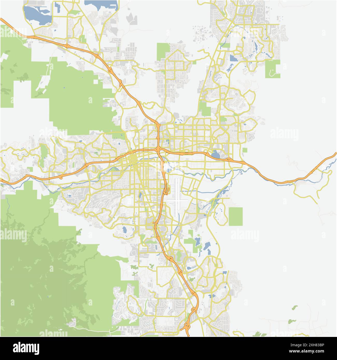 Reno map vector hi-res stock photography and images - Alamy
