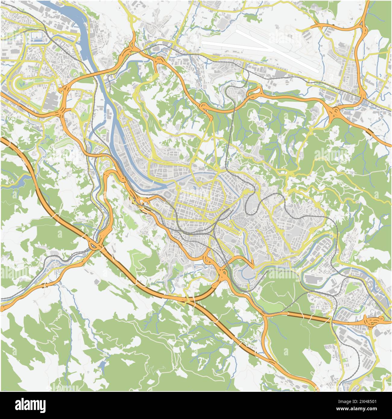 Bilbao map hi-res stock photography and images - Alamy