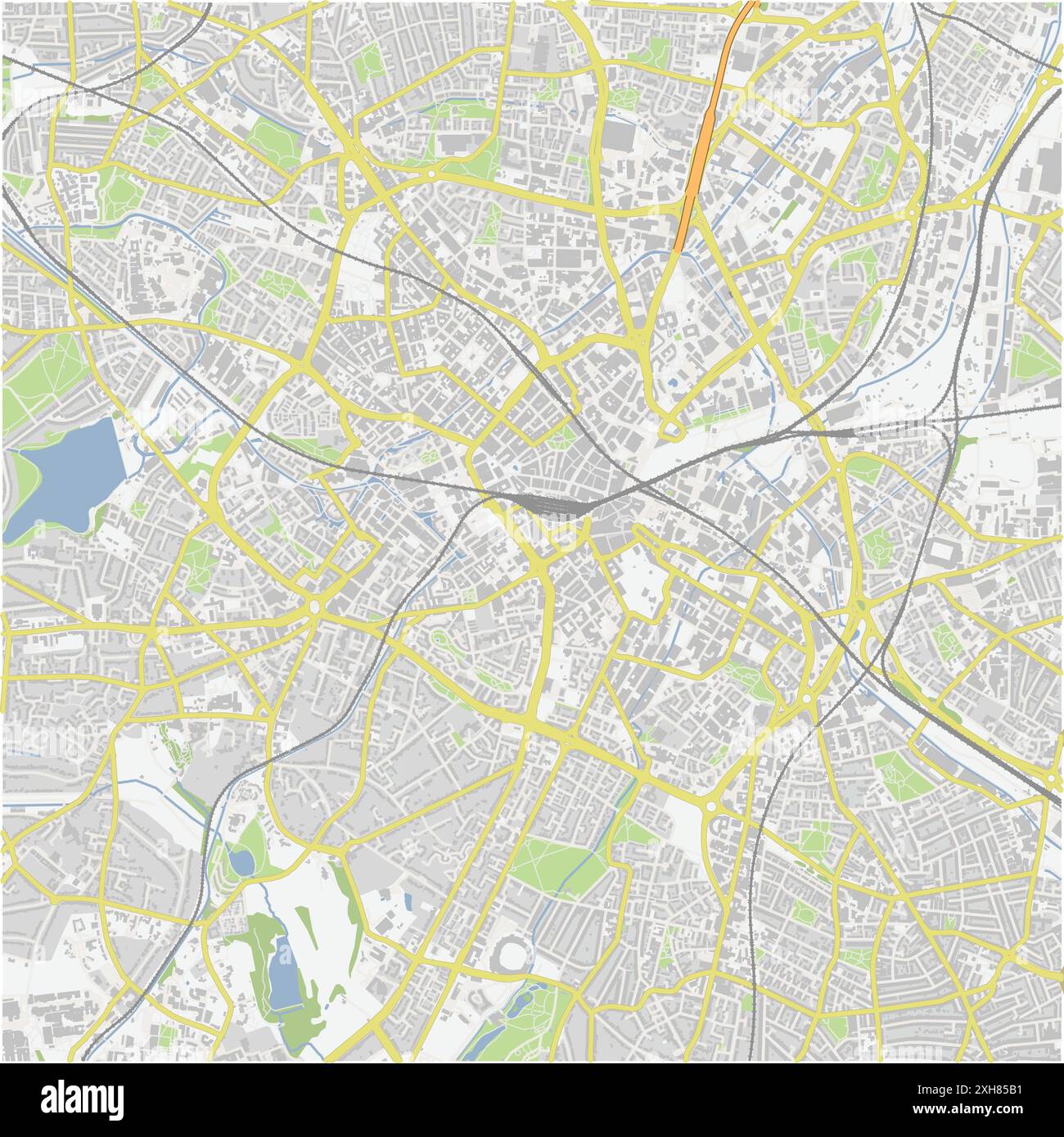 Birmingham map hi-res stock photography and images - Alamy