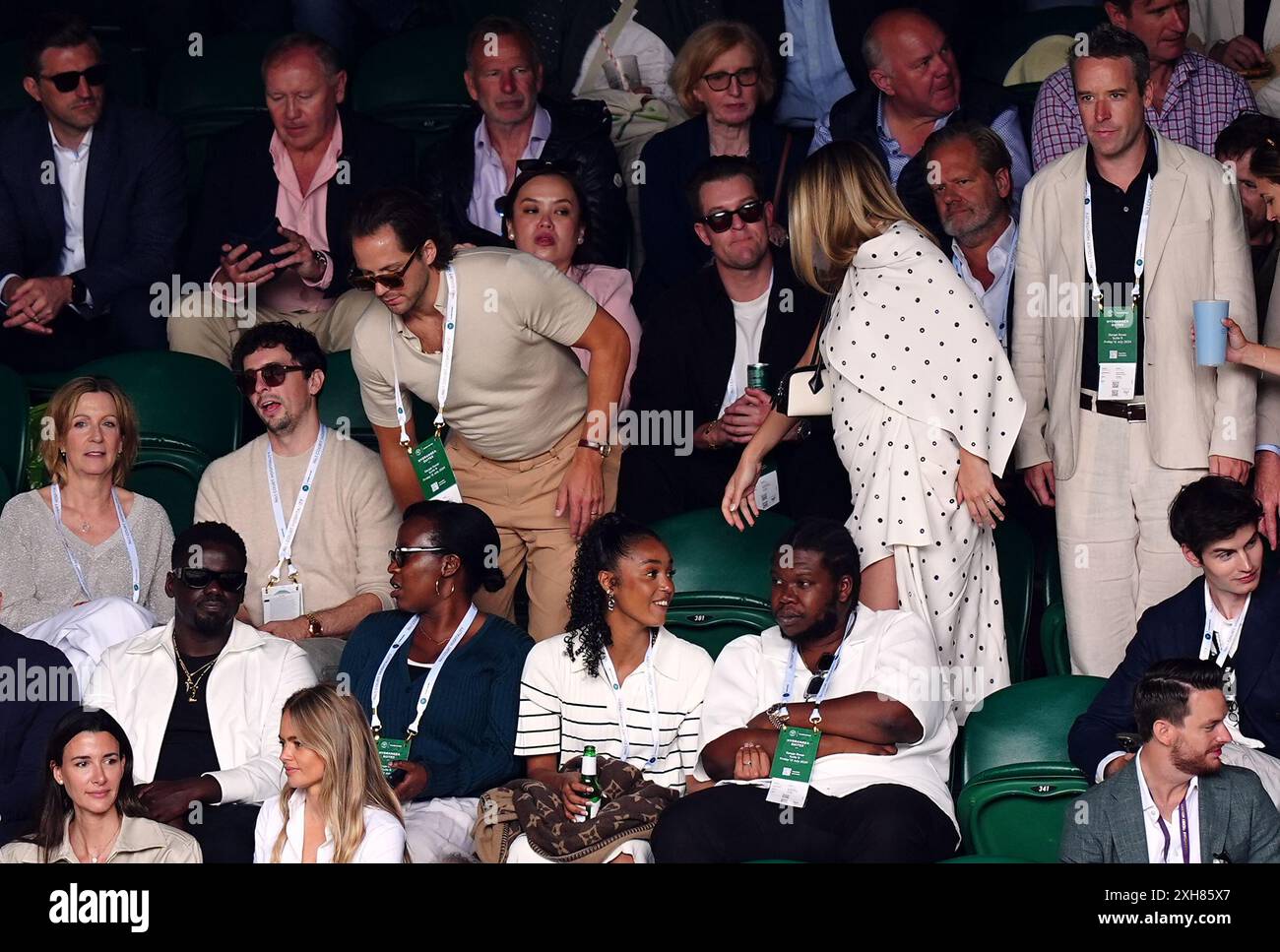 Daniel Kaluuya, Margot Robbie and Tom Ackerley on day twelve of the ...