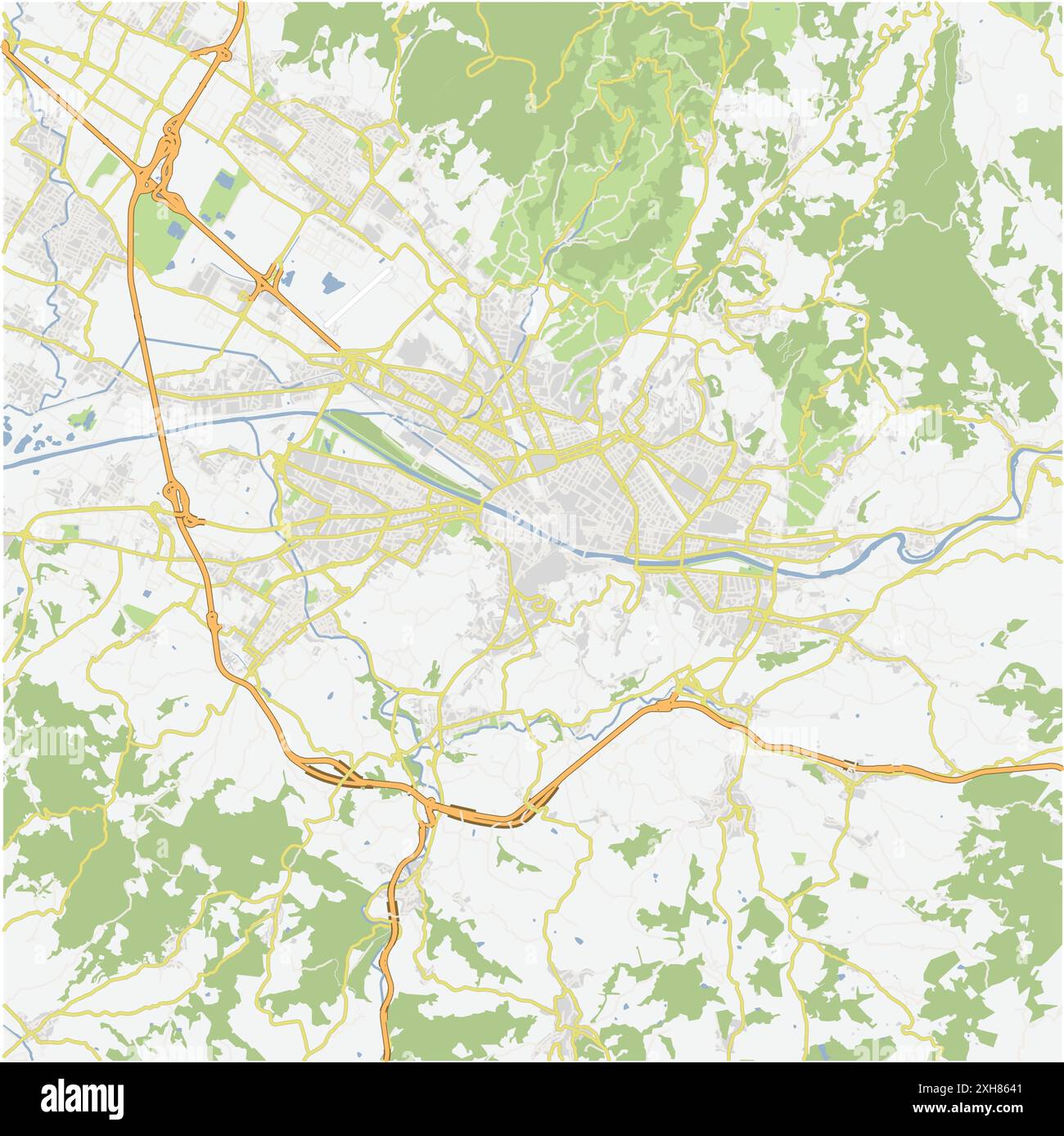 Maps of florence italy Stock Vector Images - Alamy
