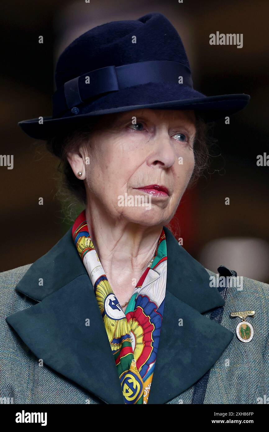 The Princess Royal during a visit to the Riding for the Disabled ...