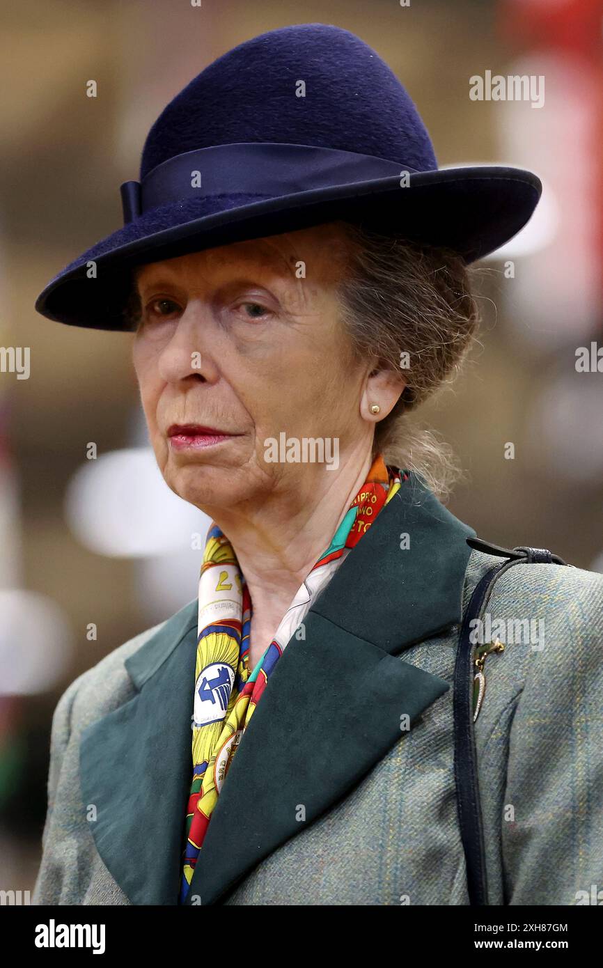 The Princess Royal during a visit to the Riding for the Disabled ...