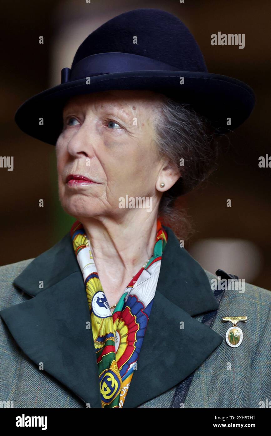 The Princess Royal during a visit to the Riding for the Disabled ...