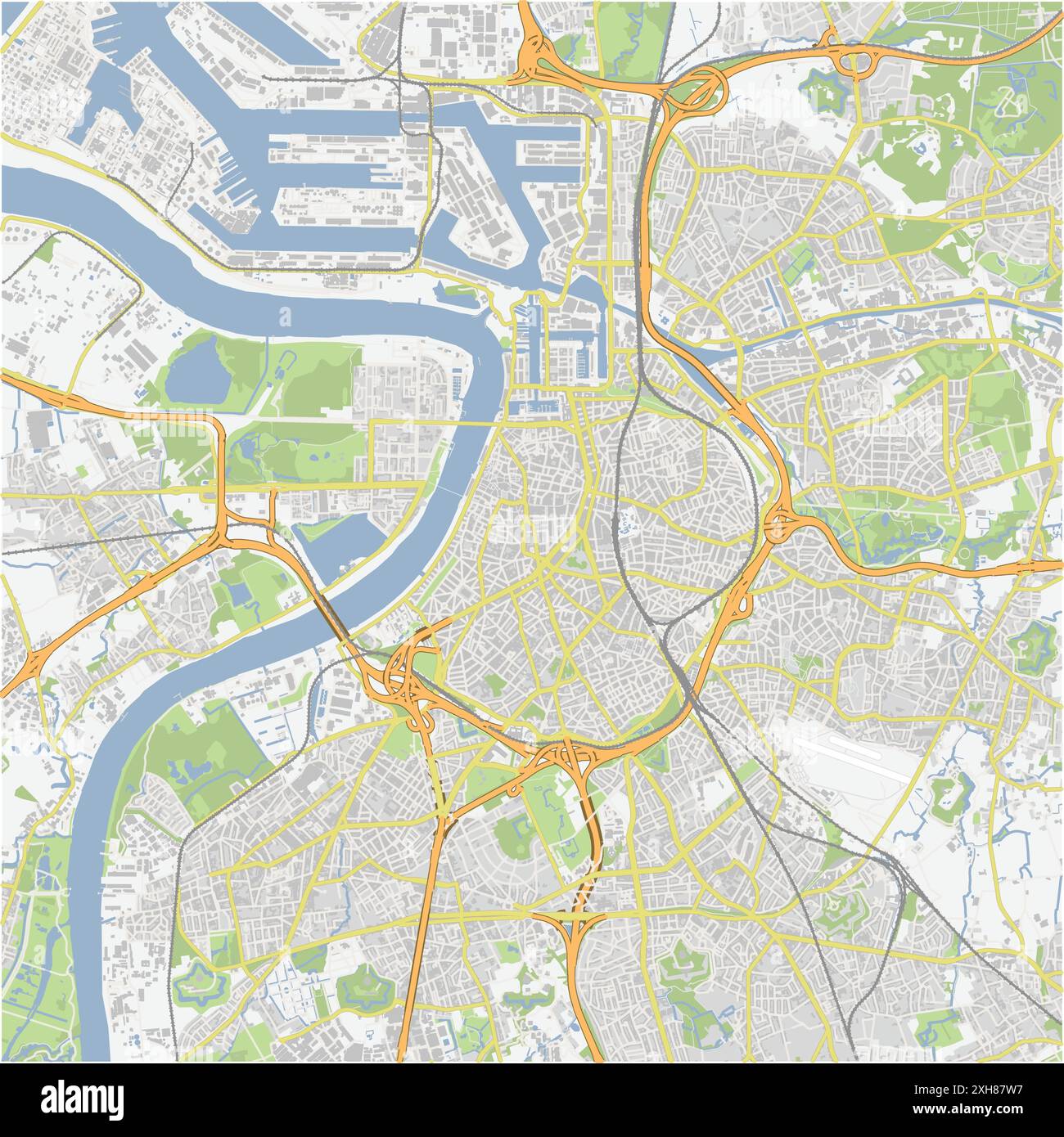 Map of antwerp hi-res stock photography and images - Alamy