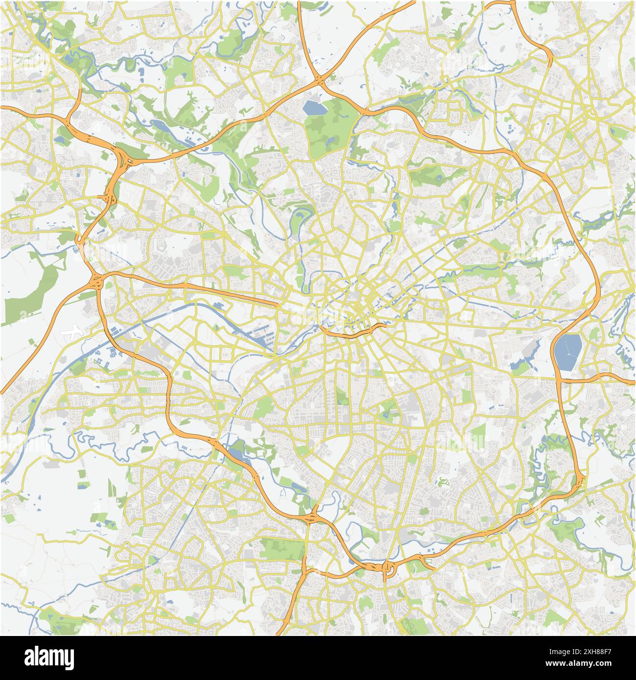 Manchester map hi-res stock photography and images - Alamy