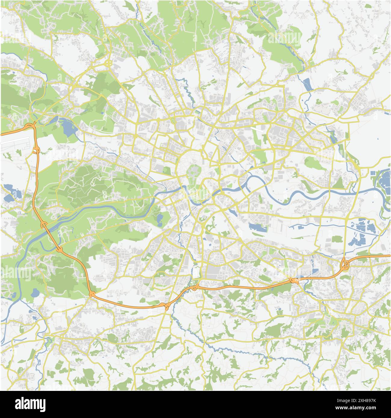 Map of krakow hi-res stock photography and images - Alamy