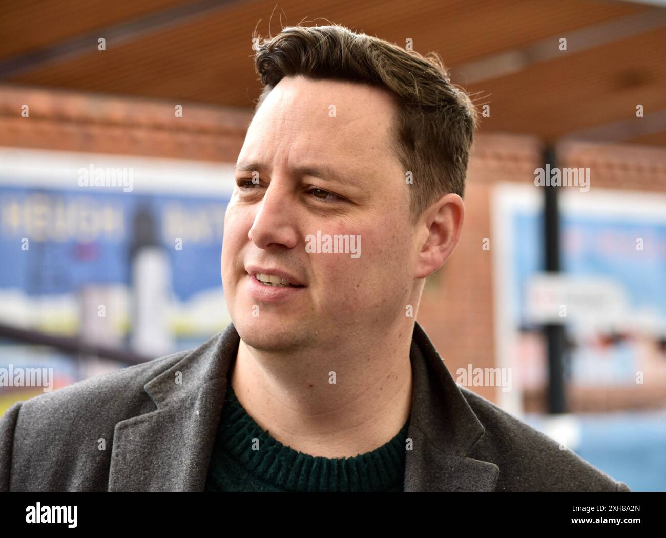 Hartlepool, UK. 12 Jul 2024. Tees Valley Mayor Ben Houchen pictured at ...